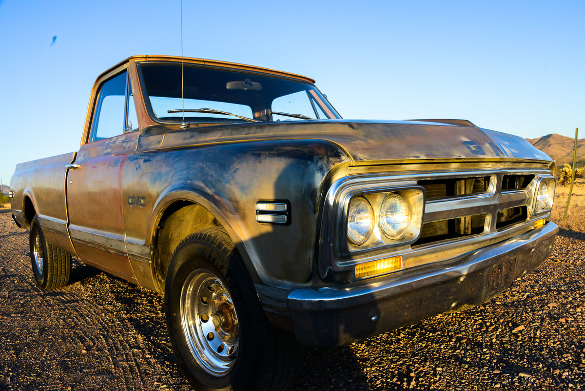 1968 Chevy C10 Barn Find Patina For Sale - GMC C20 – ColorMatchWrap.com