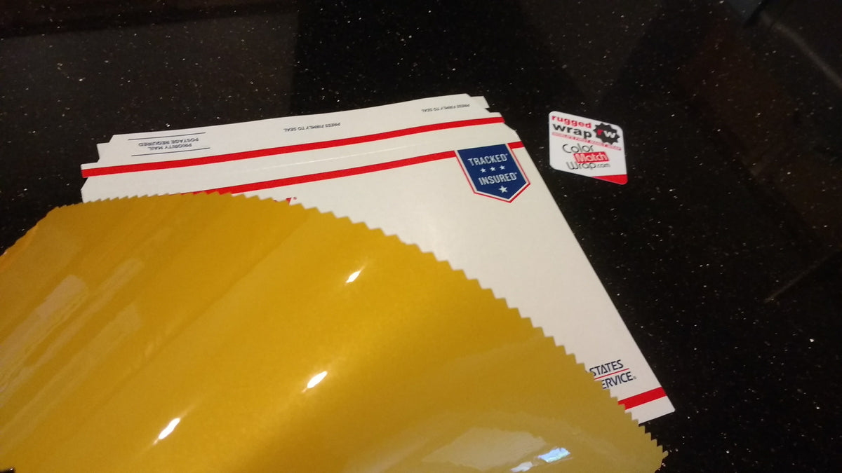 SAMPLE: Color Match Wrap, Body Paint Color Matching Vinyl Wrap ...